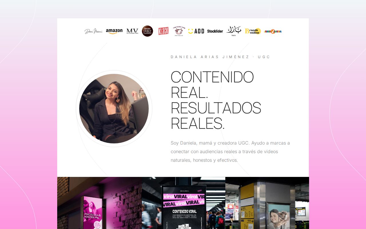 Daniela Arias Creadora UGC